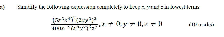 Solved Simplify the following expression completely to keep | Chegg.com