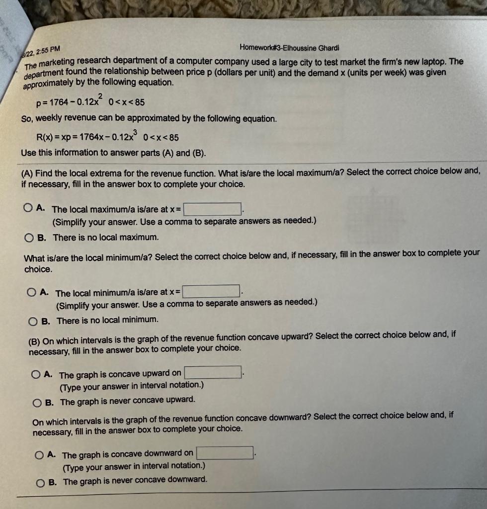 Solved Use the given graph of y=f(x) to find the intervals | Chegg.com
