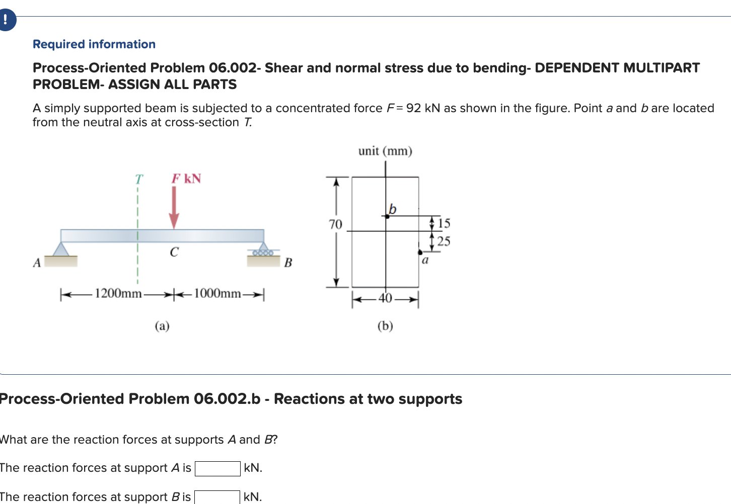 Solved Required information Process-Oriented Problem 06.002- | Chegg.com