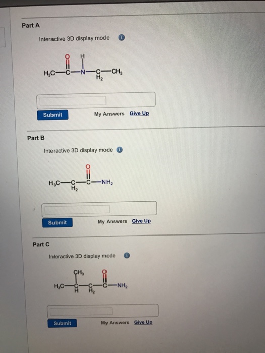 Solved Interactive 3D display mode Interactive 3D display | Chegg.com