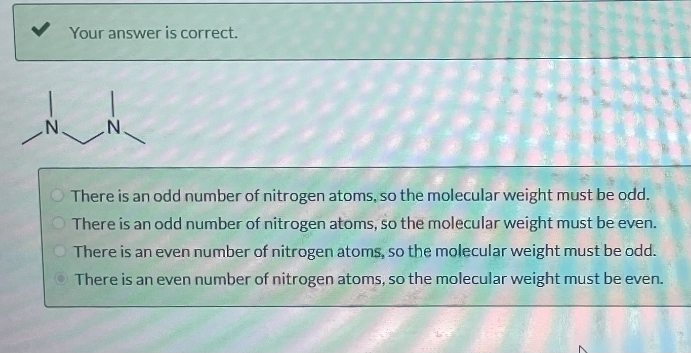 Solved For each of the following compounds, use the nitrogen | Chegg.com