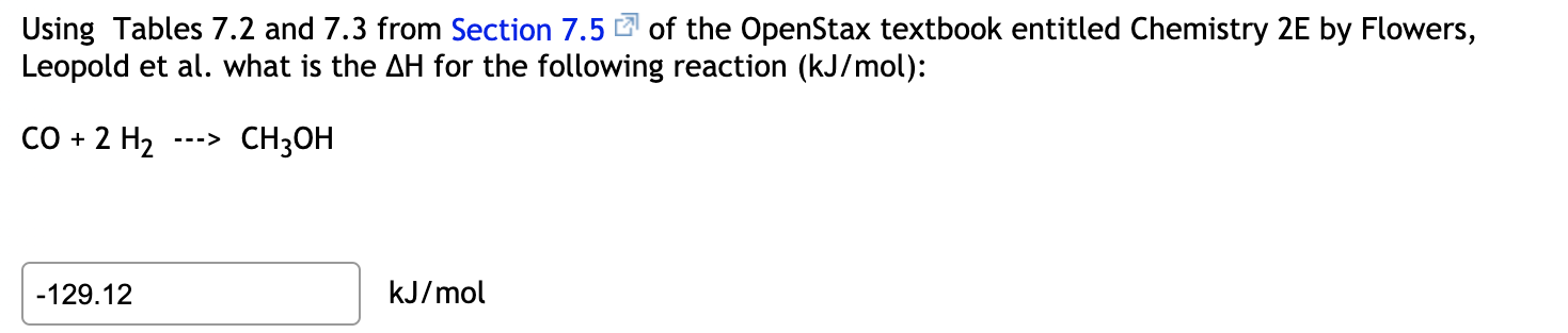 Solved Using Tables 7.2 and 7.3 from Section 7.5 of the | Chegg.com