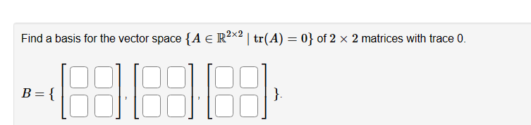 Solved Find the dimensions of the following vector spaces. | Chegg.com