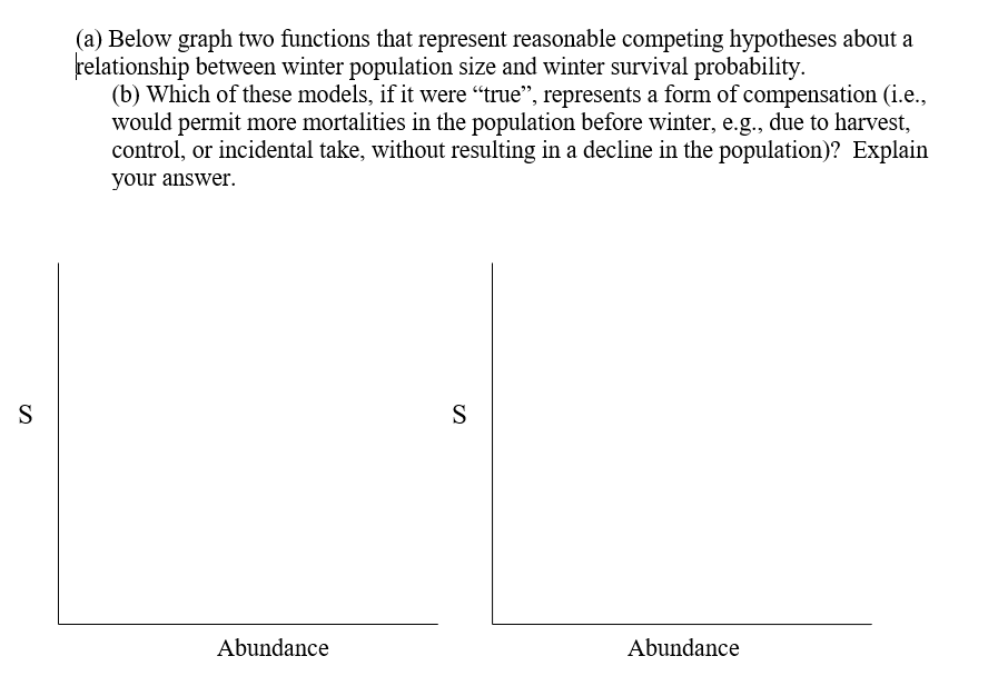 Solved (a) Below graph two functions that represent | Chegg.com