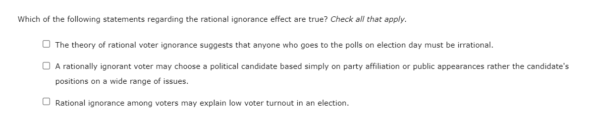 Solved Which of the following statements regarding the | Chegg.com