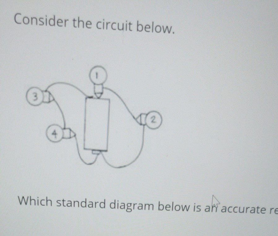 Solved Consider the circuit below. Which standard diagram | Chegg.com