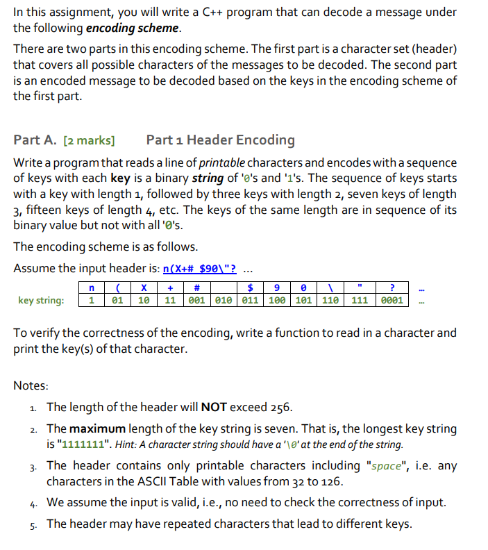 Solved In this assignment, you will write a C++program that | Chegg.com