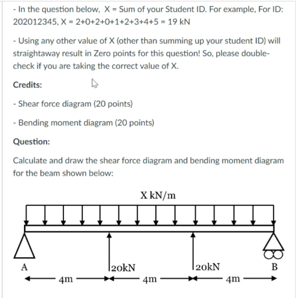 Solved - In the question below, X= Sum of your Student ID. | Chegg.com