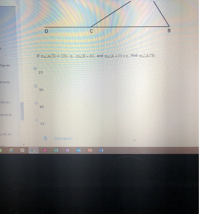 Solved 2. The figure is not drawn to scale If m/ACD= 120-x, | Chegg.com