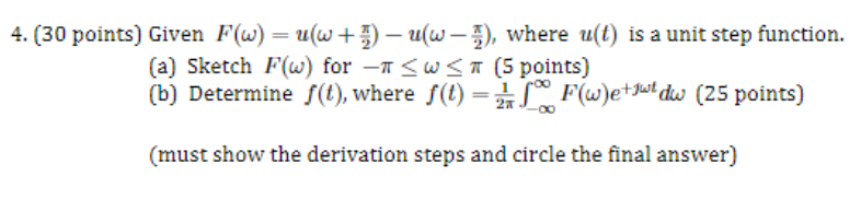 Solved 4. (30 points) Given \\( | Chegg.com Solved 4. (30 points) Given \\( | Chegg.com