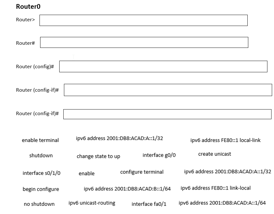 Solved Router Router> Router# Router (config)# Router | Chegg.com