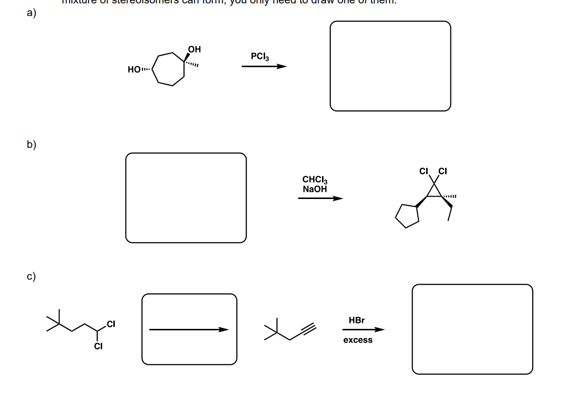Solved Fill in the boxes to predict the reactants, reagents, | Chegg.com