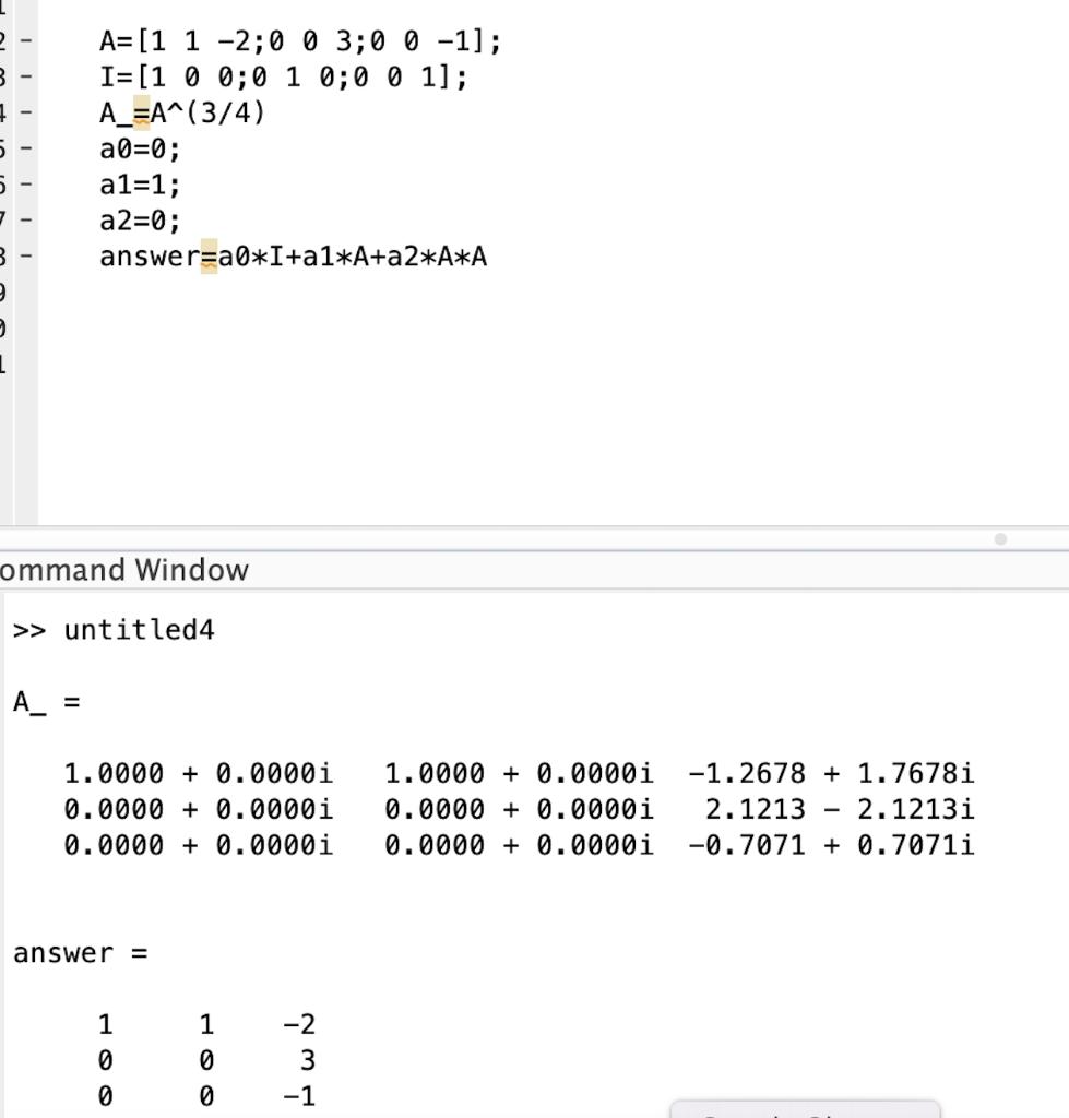 What is the mistake when I use Matlab to verify the | Chegg.com
