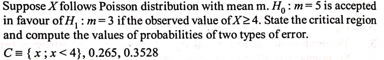 Solved Suppose x ﻿follows Poisson distribution with mean | Chegg.com