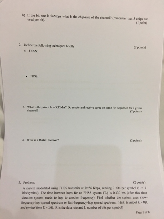 Solved 1. Using Binary Frequency-Shift Keying (BFSK) how | Chegg.com