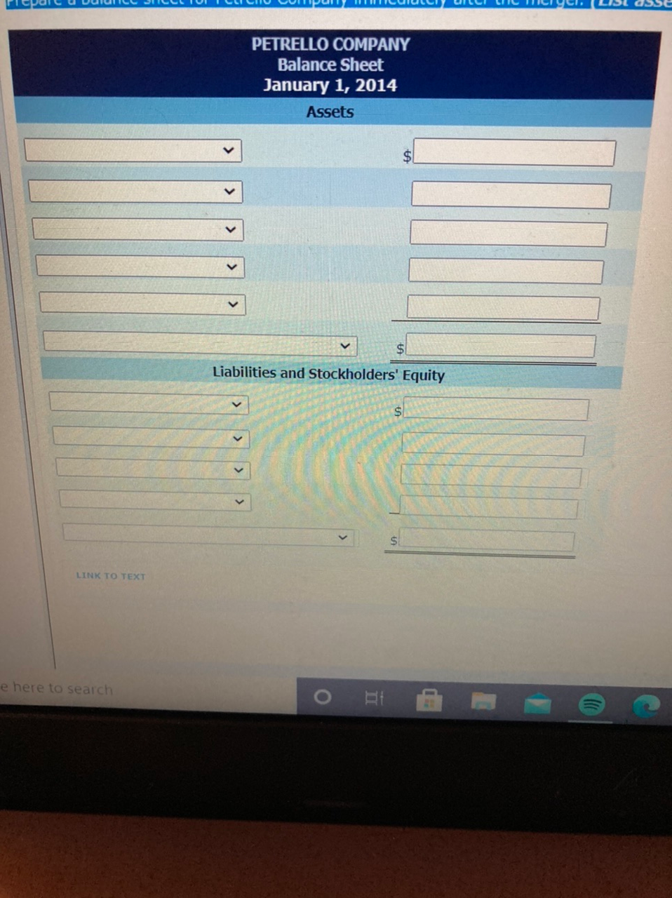 Solved Exercise 2-2 The balance sheets of Petrello Company | Chegg.com