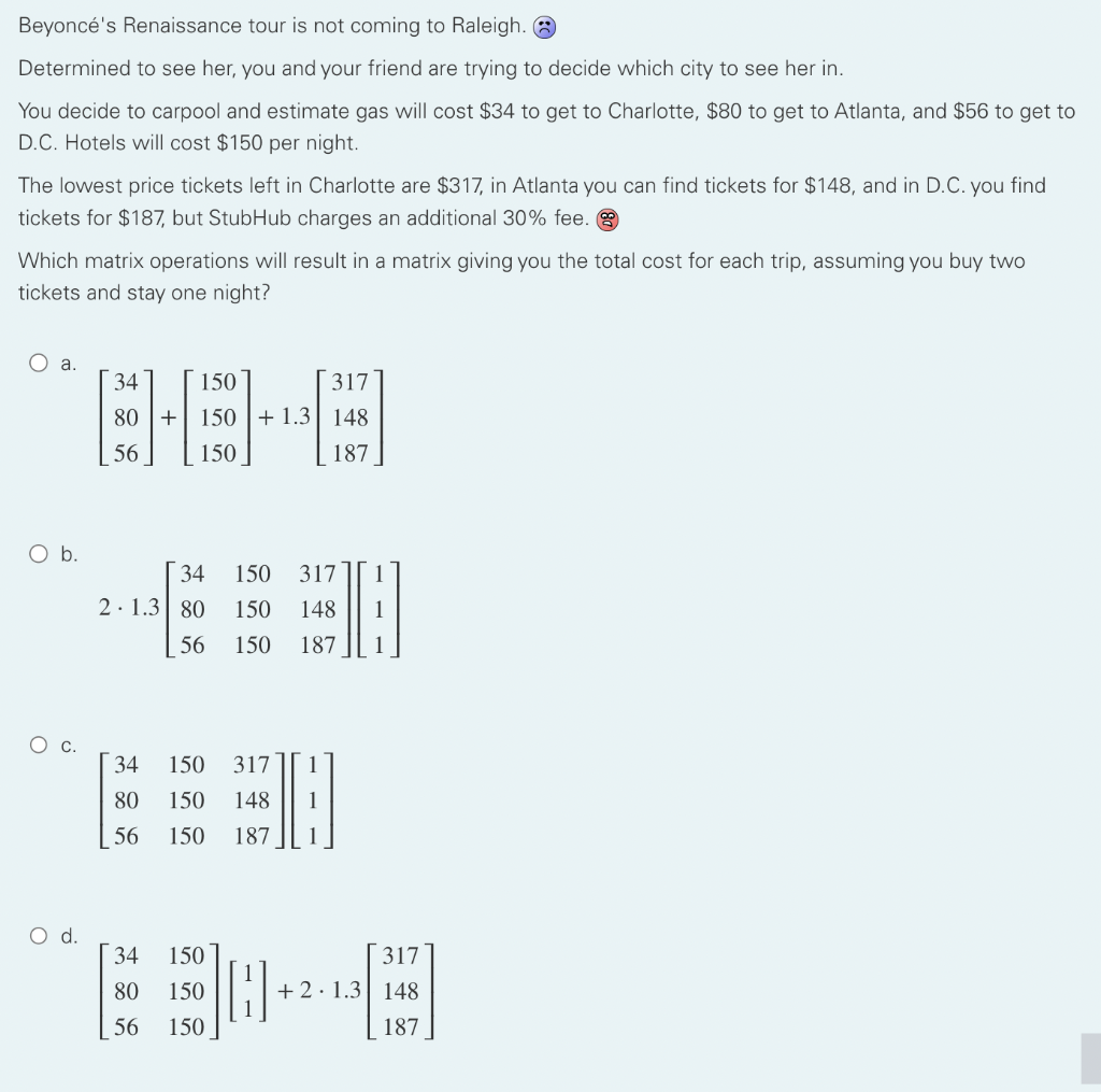 Solved Suppose I have a 4×3 matrix A, and I want to multiply | Chegg.com