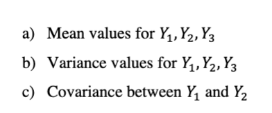 Solved 4) Consider three zero mean random variables Xi with | Chegg.com