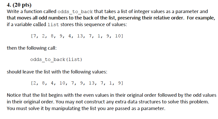 Solved All problems will be solved in one python file named | Chegg.com