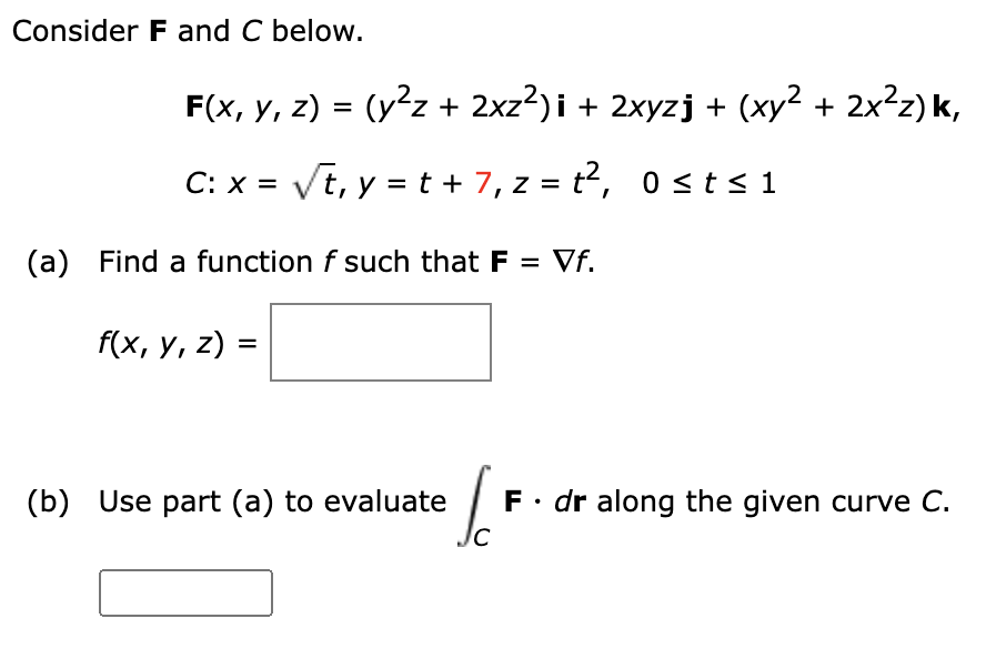 Solved Consider F and C below. | Chegg.com