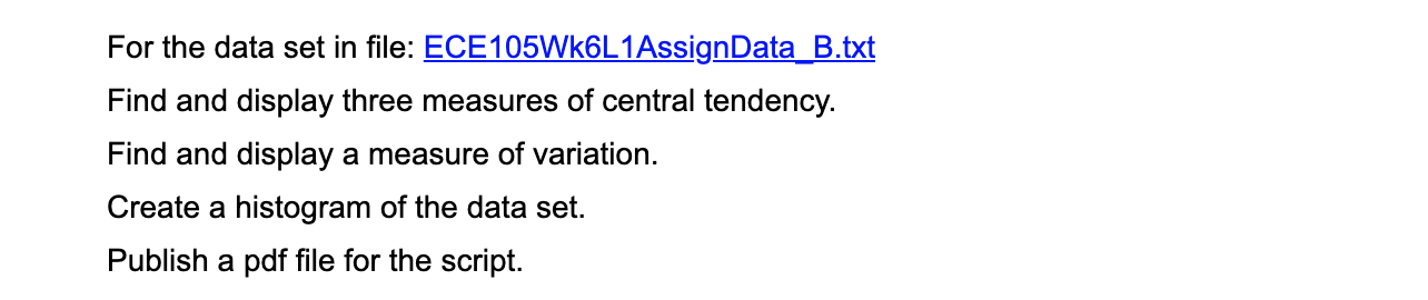 Solved Using the MATLAB editor, create a script m-file for | Chegg.com