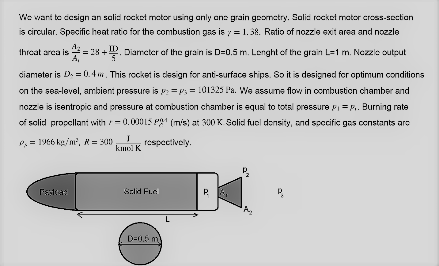 Solved Calculate nozzle output area A2=? Calculate nozzle | Chegg.com