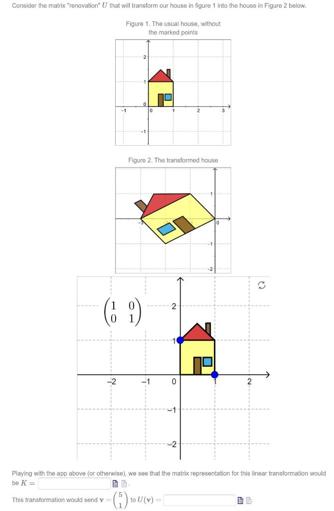 Solved Consider the matrix"renovation" U that will transform | Chegg.com