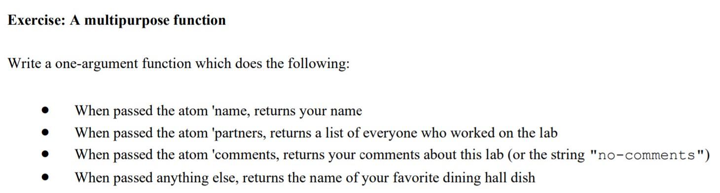 Exercise: Functions in Scheme 1. Write a function | Chegg.com