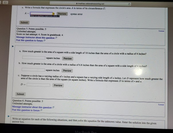 Solved 4 imathas.rationaireasoning.net e. Write a formula | Chegg.com