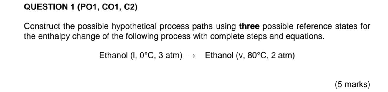 Solved QUESTION 1 (PO1, CO1, C2) Construct the possible | Chegg.com