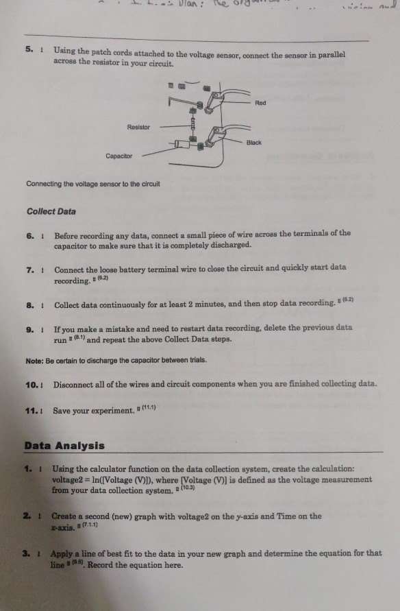 Solved RC Circuits Procedure Note: When Tips listed detailed | Chegg.com