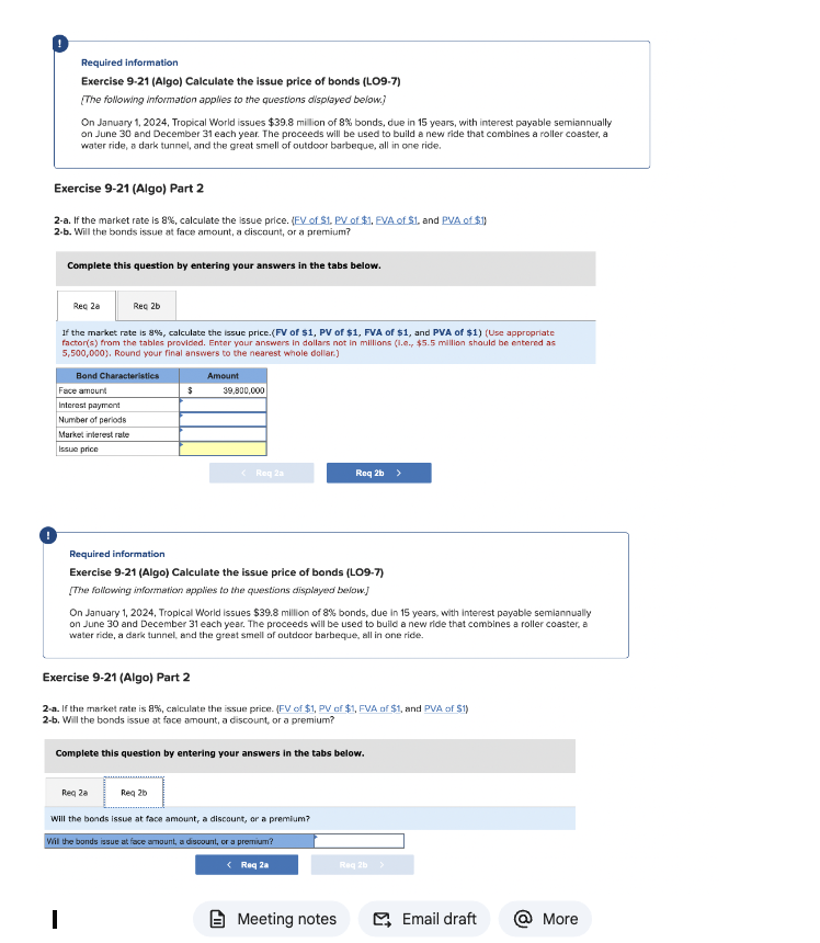 Solved Required information Exercise 9-21 (Algo) Calculate | Chegg.com