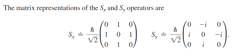 Solved Quantum Mechanics I: Diagonalize the Sx and Sy | Chegg.com