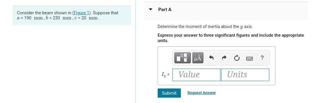 Solved Consider the beam shown in (Figure 1). Suppose that | Chegg.com