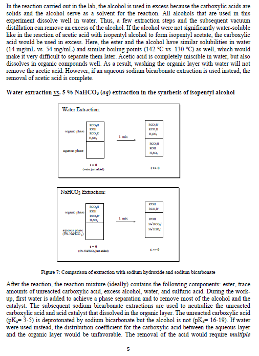 Solved Experiment 8: Fischer Esterification - Synthesis of | Chegg.com