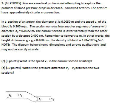 Solved 2. (16 POINTS) You are a medical professional | Chegg.com