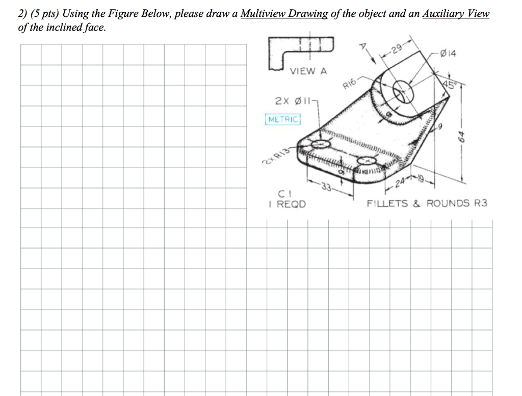 Solved 2) (5 pts) Using the Figure Below, please draw a | Chegg.com