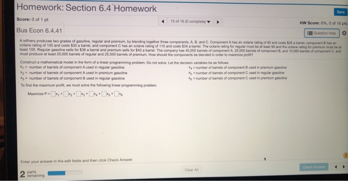 Solved Homework Section 6 4 Homework Save Score 0 Of 1 Pt