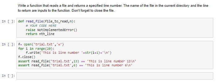 Solved This needs to be done in Python and preferably in a | Chegg.com