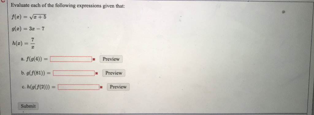 Solved Evaluate each of the following expressions given | Chegg.com