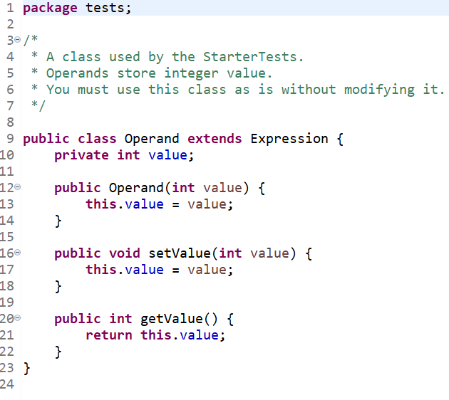 Implement getInfixSequence method in TreeUtilities | Chegg.com