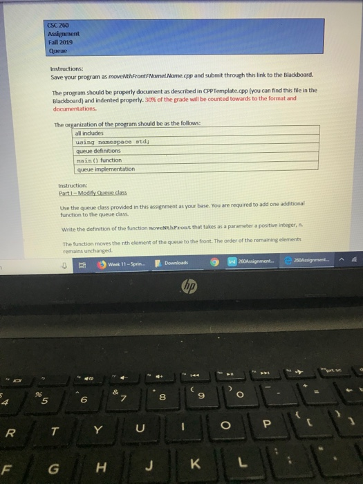 Solved CSC 260 Fail 2019 Instructions Save your program as | Chegg.com