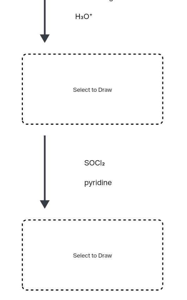 Solved Draw the products of the two step reaction sequence | Chegg.com