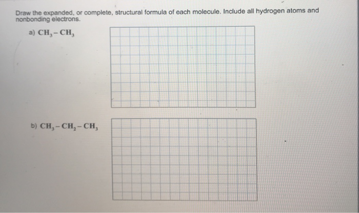 Solved Draw the expanded, or complete, structural formula of | Chegg.com Solved Draw the expanded, or complete, structural formula of | Chegg.com