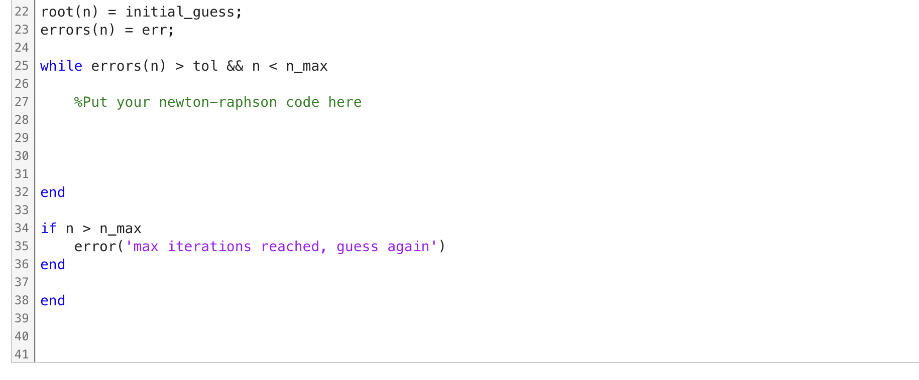 Solved we have to write a Newton- raphson code using this | Chegg.com