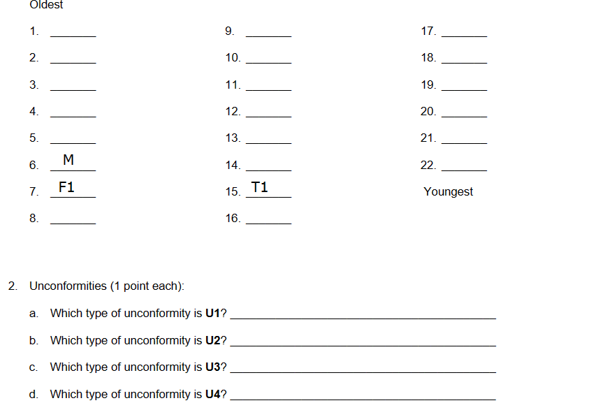 (11 pts) Reconstruct the sequence of events and | Chegg.com