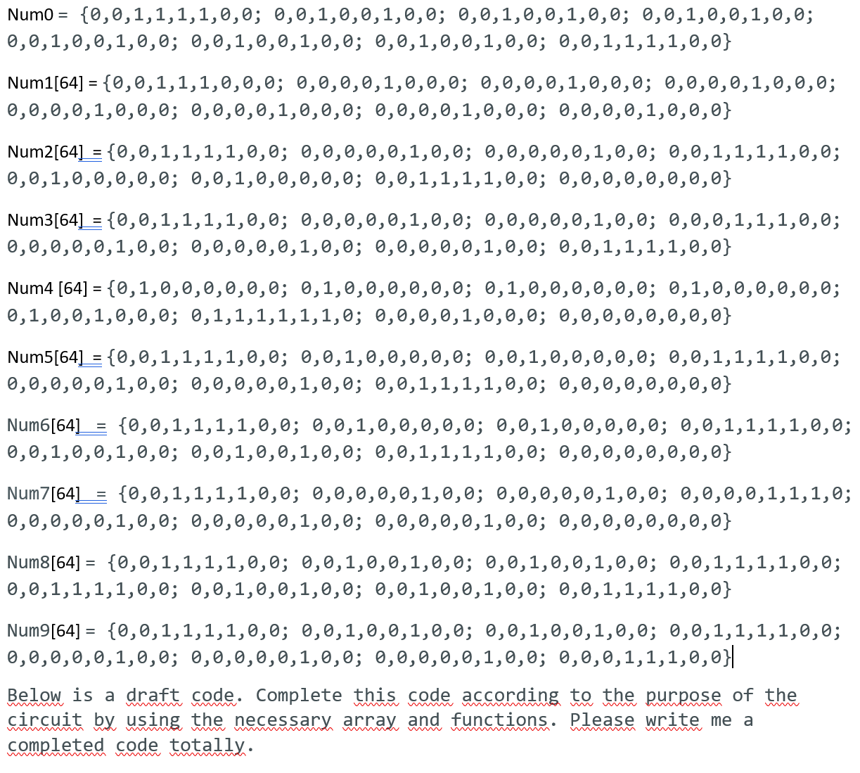 Solved We have an led matrix project. In proteus, we use the | Chegg.com