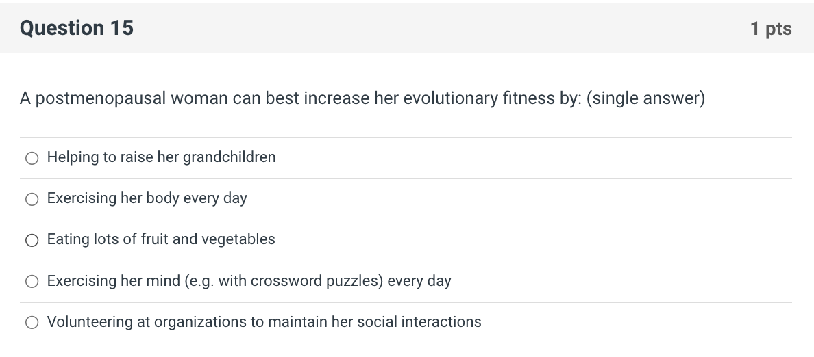 Solved A postmenopausal woman can best increase her | Chegg.com