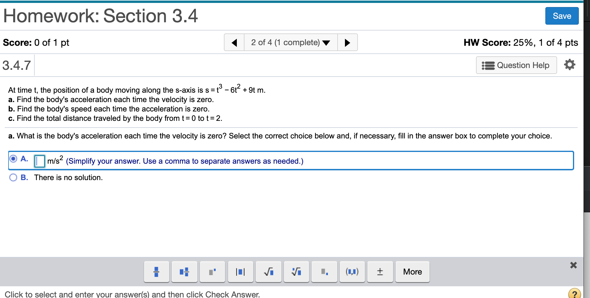 Solved Homework Section 3 4 Save Score 0 Of 1 Pt 2 Of 4 1