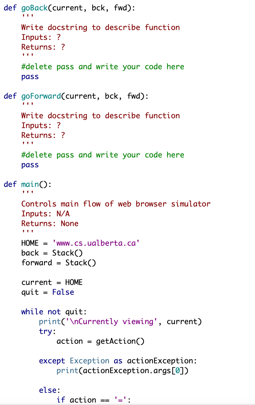 Solved Lab 5 Lab 5 - Web Browser_StackExceptions.pdf | Chegg.com